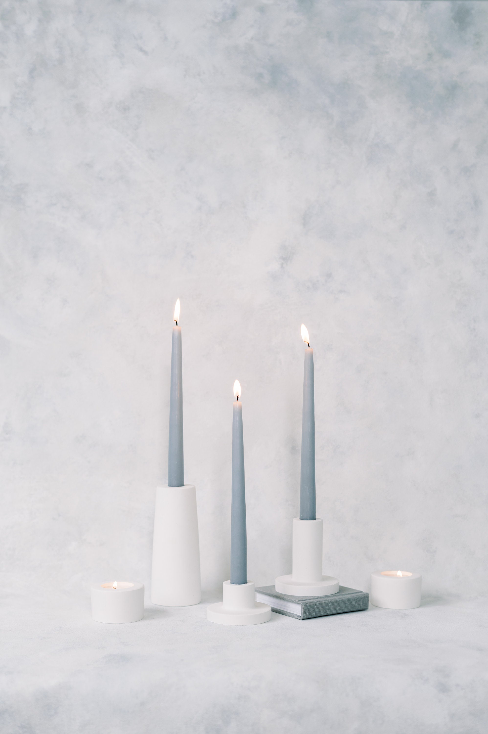 Large Modern Concrete Taper Holder - Etsy