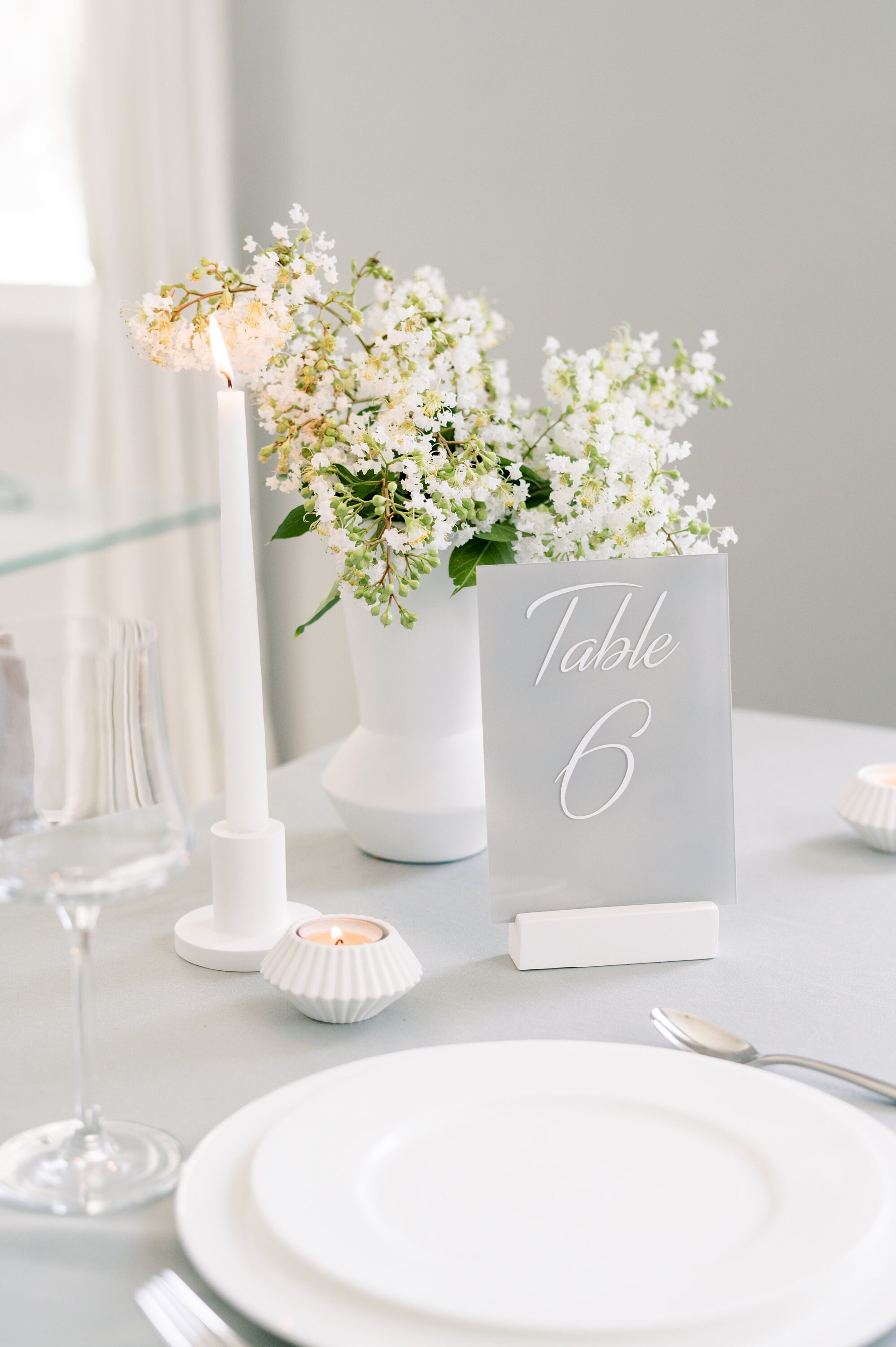 Table Number Sign Holder Stand for Wedding Reception Decor - Etsy