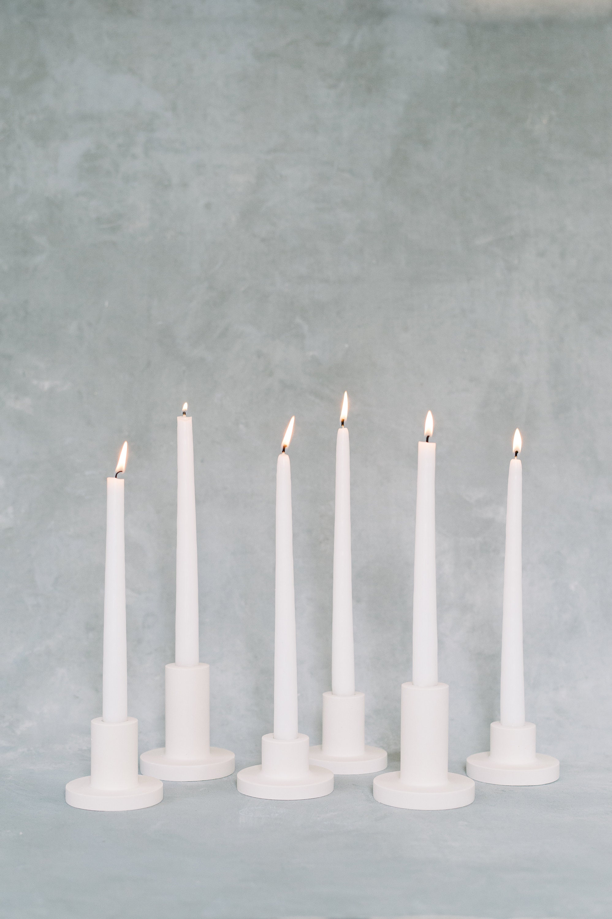 Large Modern Concrete Taper Holder - Etsy