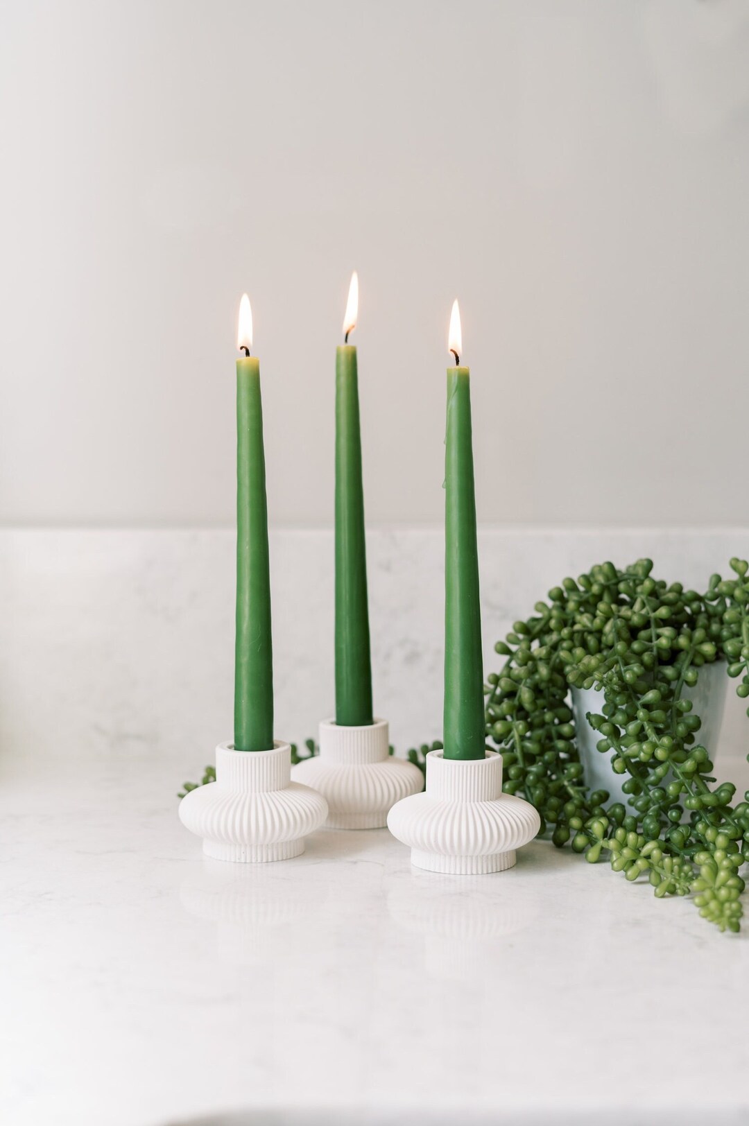 Lantern Modern Concrete Taper Candle Holder - Etsy