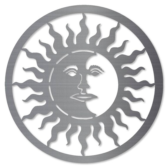 Round Flaming Sun DXF File CNC Plasma Laser Water Jet | Etsy