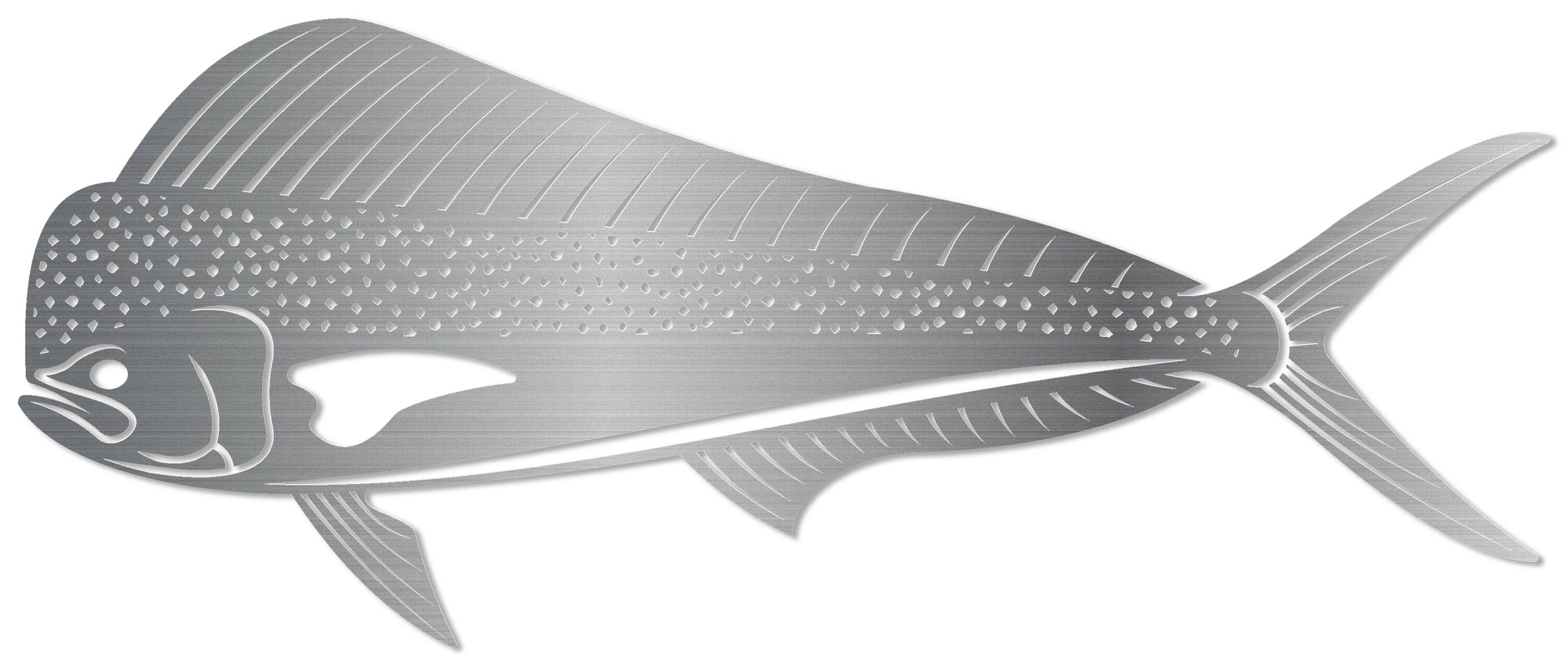 Mahi Saltwater Fish DXF File CNC Plasma Laser Water Jet | Etsy