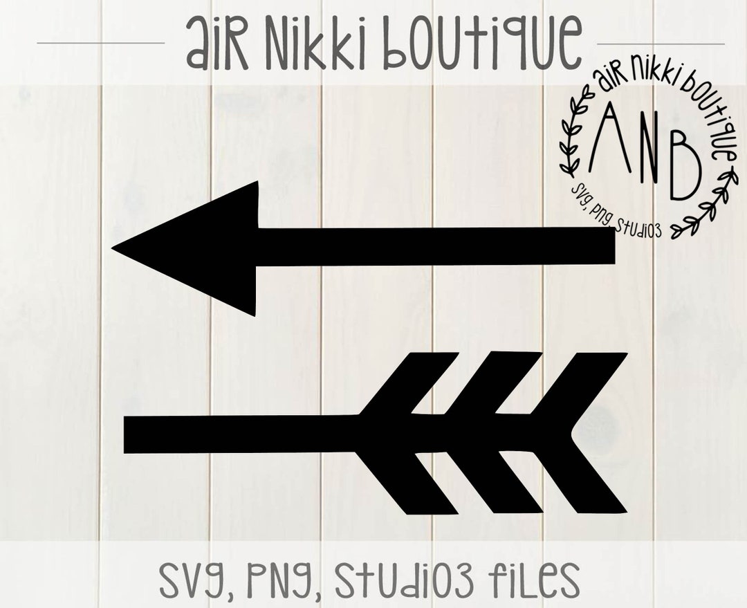 Split Arrow, SVG, PNG, Mirrored Png, Studio 3 Files, Instant Download ...