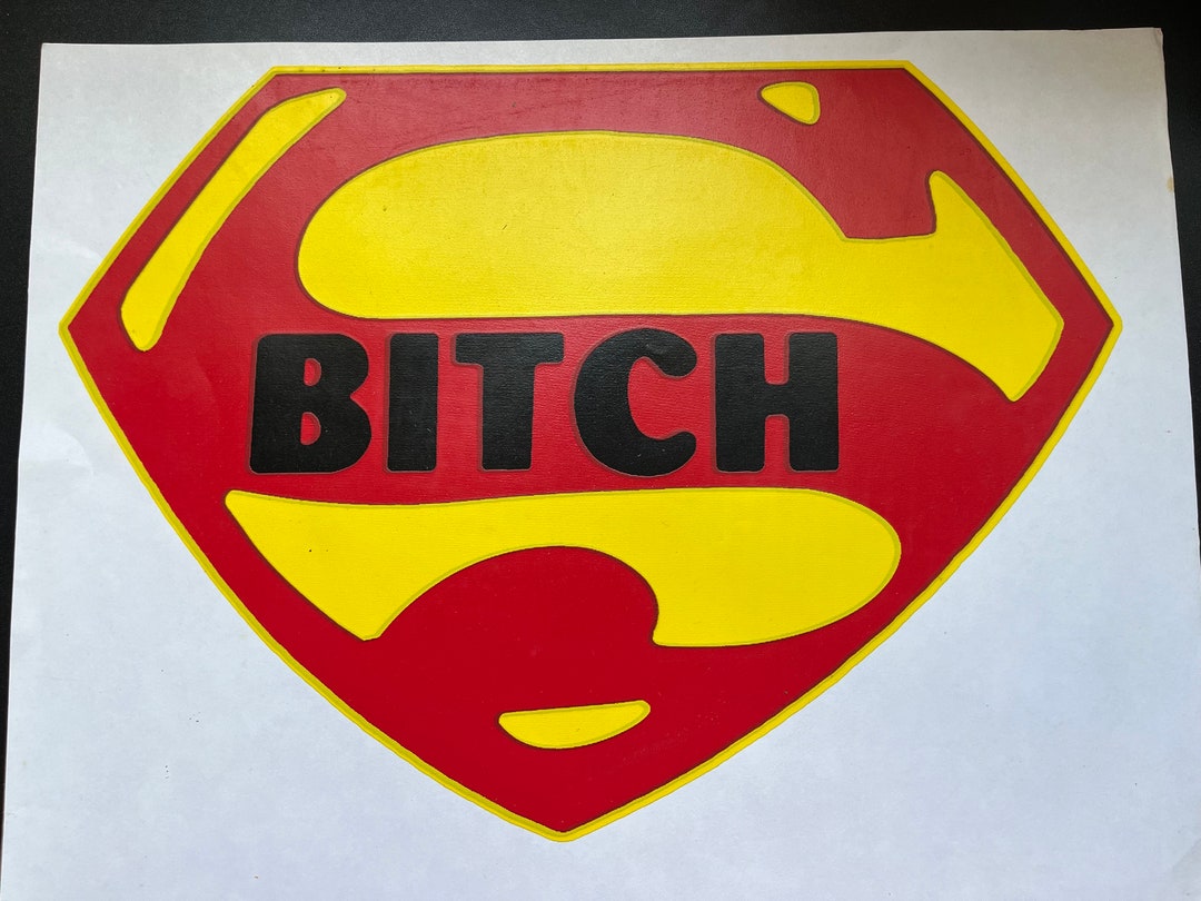 Custom S Logo Bitch Heat Transfer - Etsy