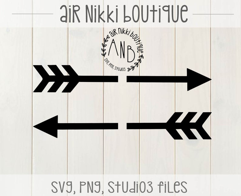 Split Arrow, SVG, PNG, Mirrored Png, Studio 3 Files, Instant Download ...