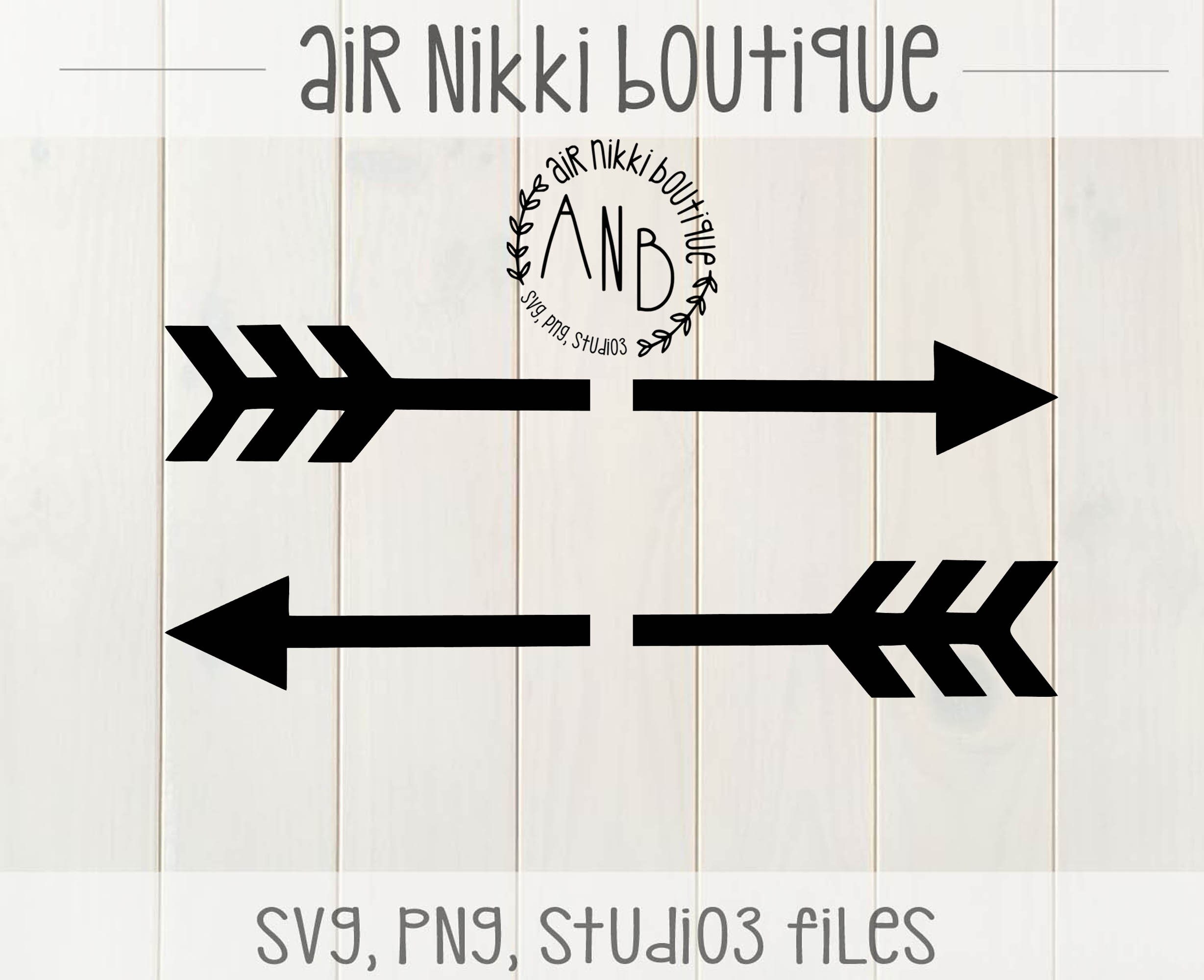 Split Arrow, SVG, PNG, Mirrored Png, Studio 3 Files, Instant Download ...