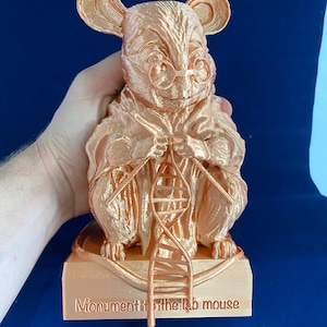 LARGE Monument to the Laboratory Mouse - 3D Printed - Etsy
