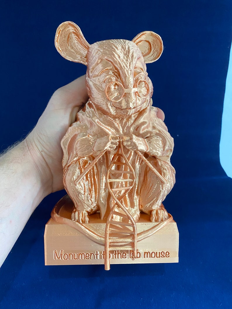 LARGE Monument to the Laboratory Mouse - 3D Printed - Etsy