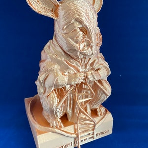 LARGE Monument to the Laboratory Mouse - 3D Printed - Etsy