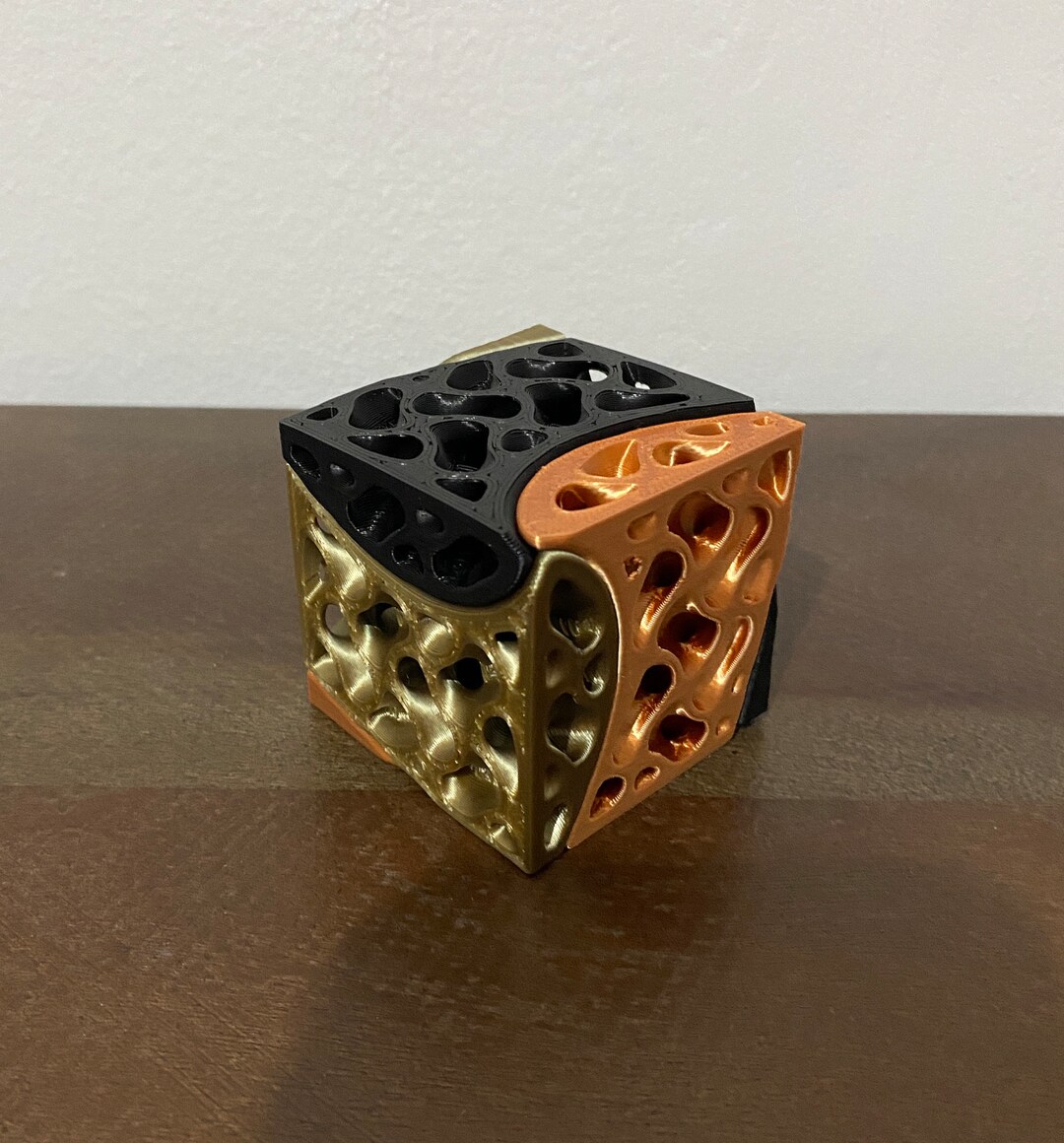 Triple Twist Cube gyroid Fidget Puzzle Decoration - Etsy