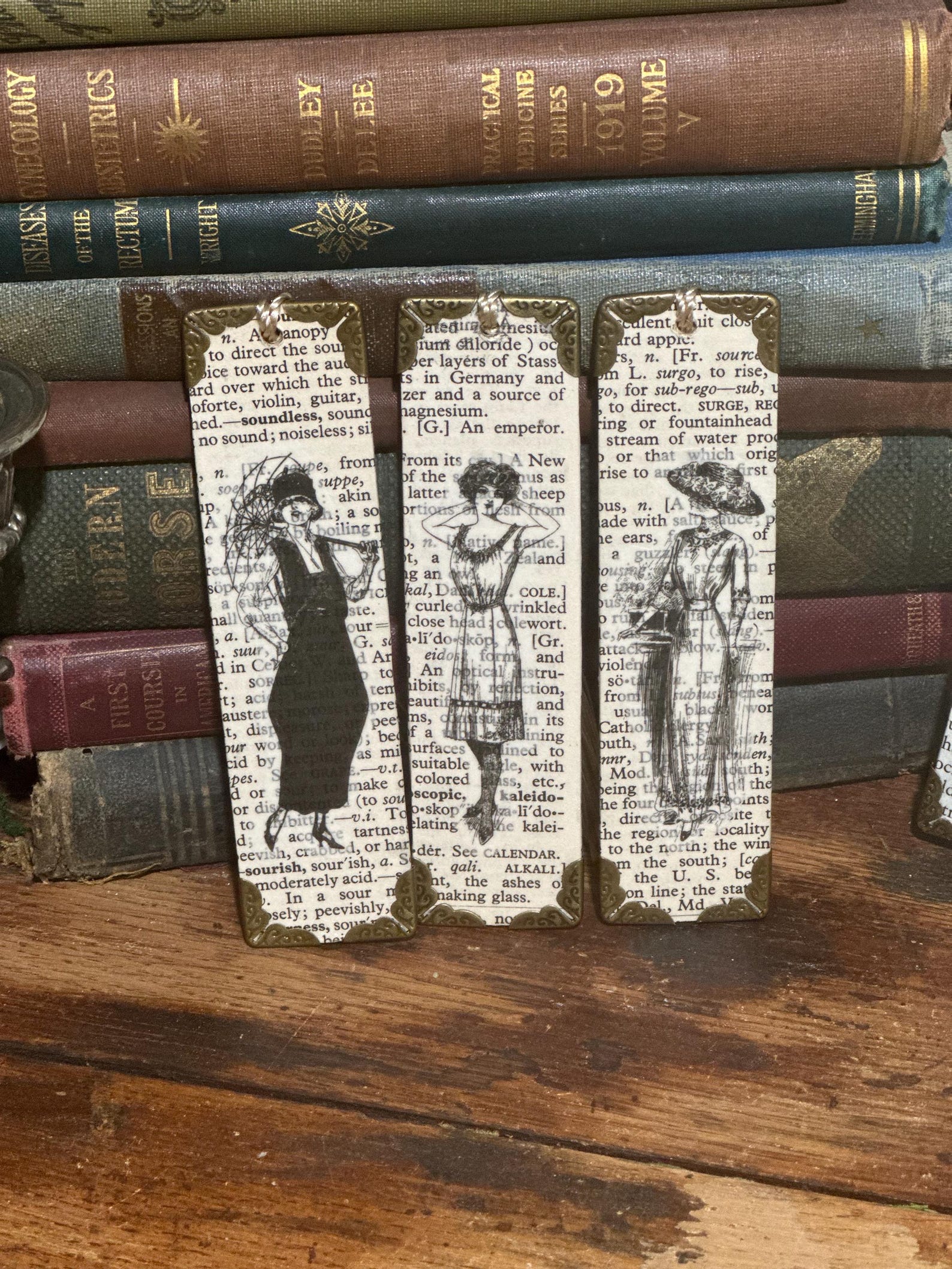 Vintage Fashion Bookmarks - Etsy