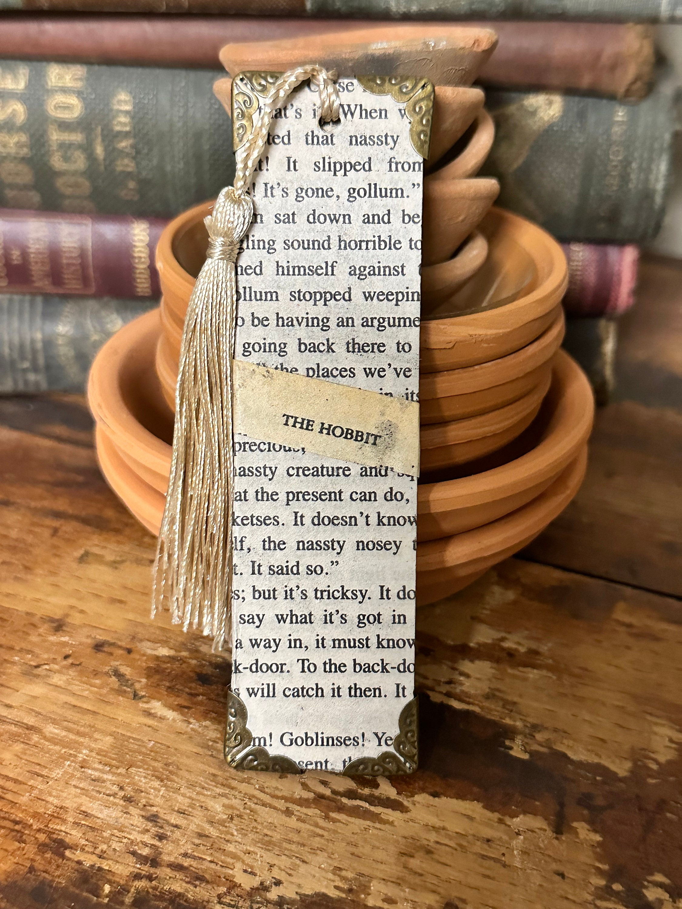 Vintage Book Page Bookmarks - Etsy