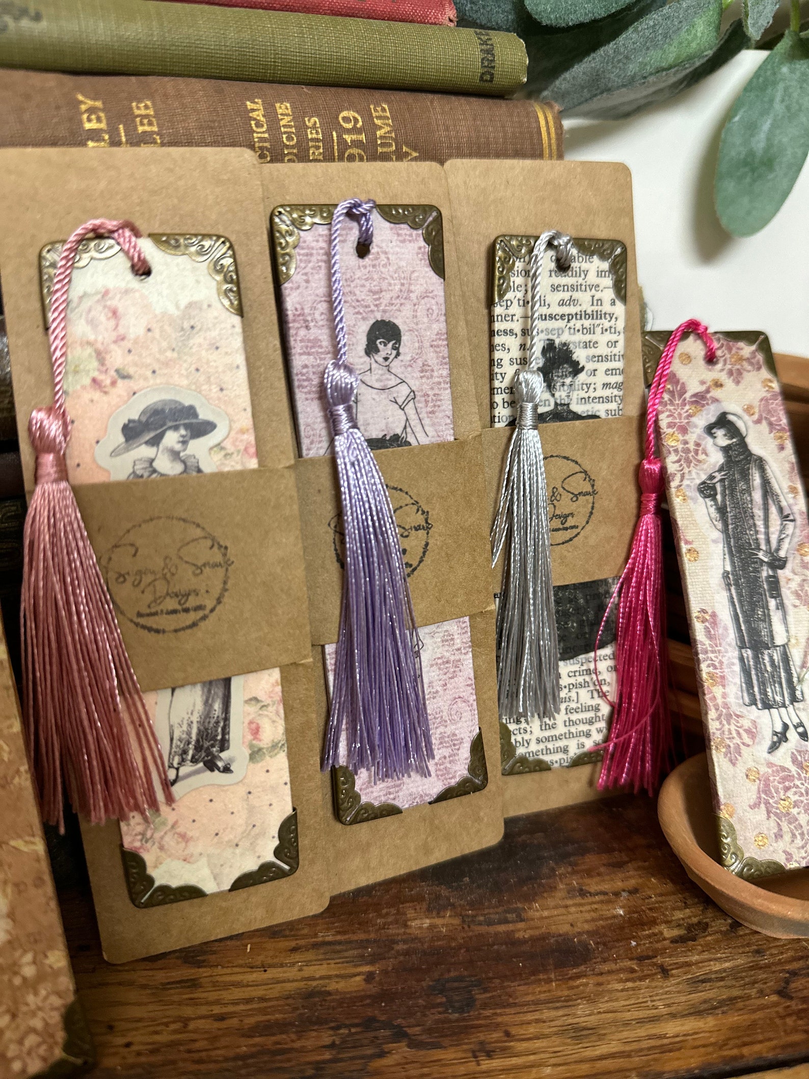 Vintage Fashion Bookmarks - Etsy