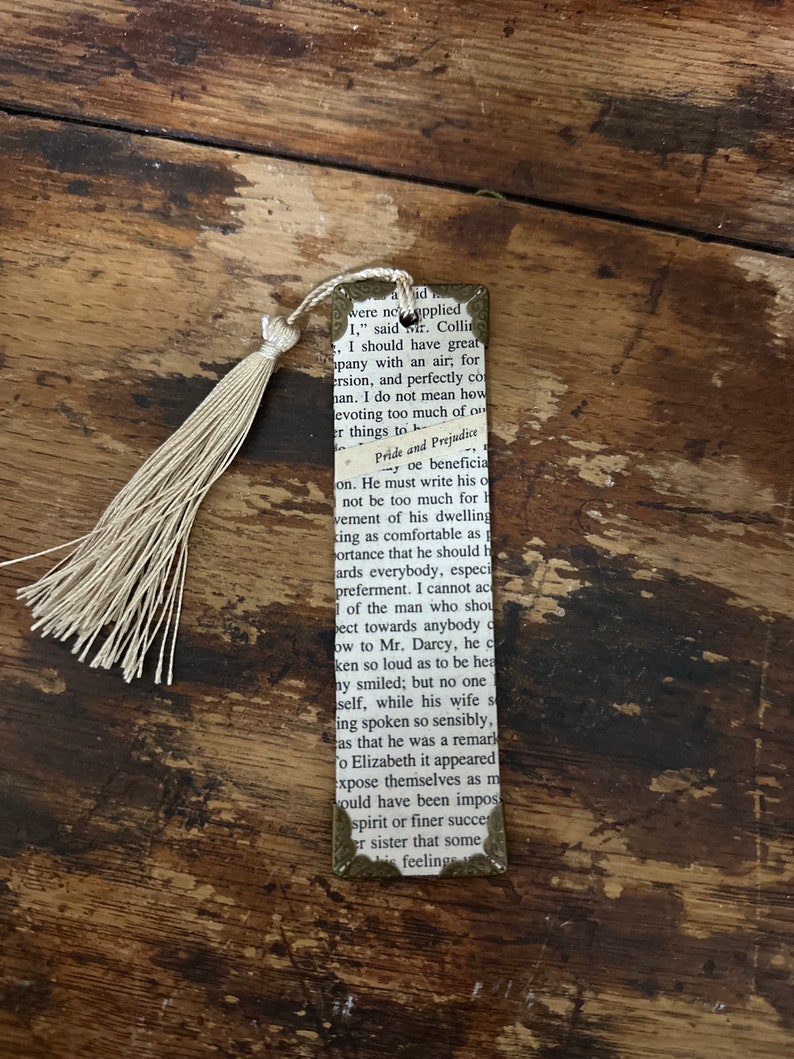 Vintage Book Page Bookmarks - Etsy