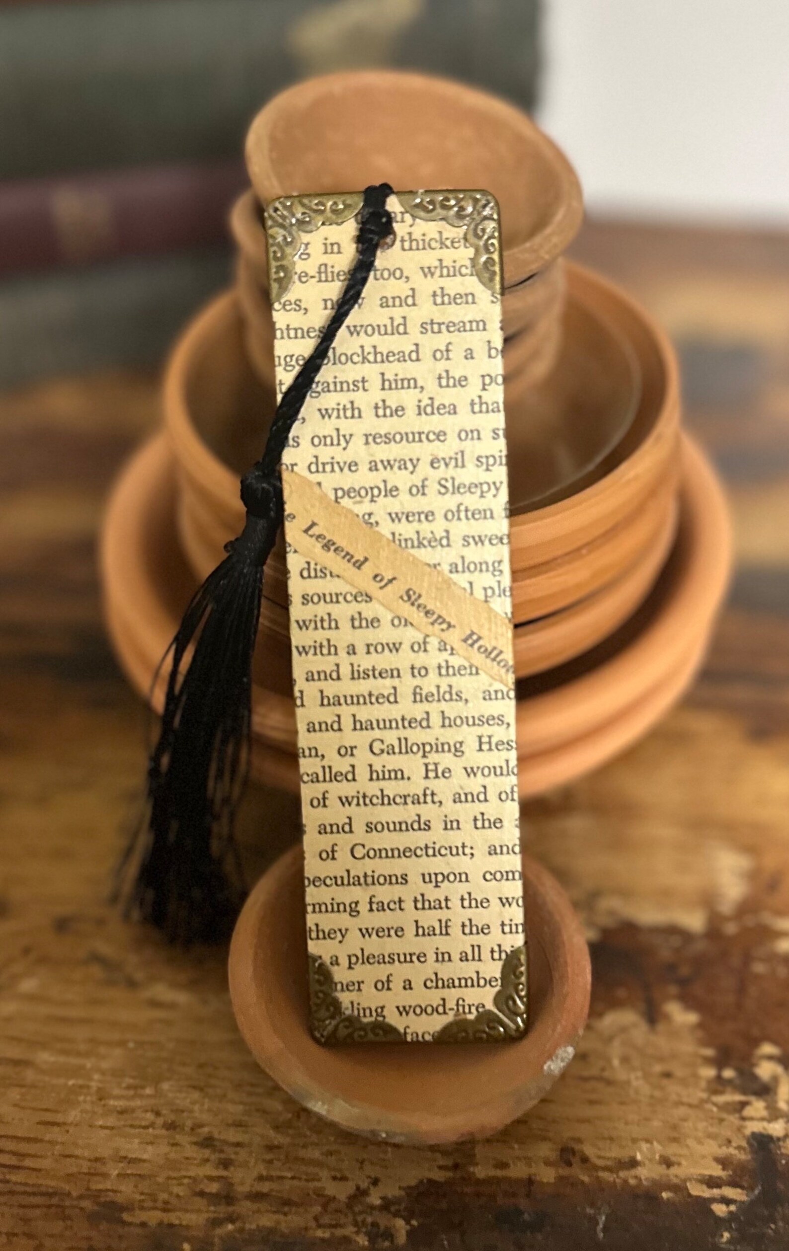 Vintage Book Page Bookmarks - Etsy