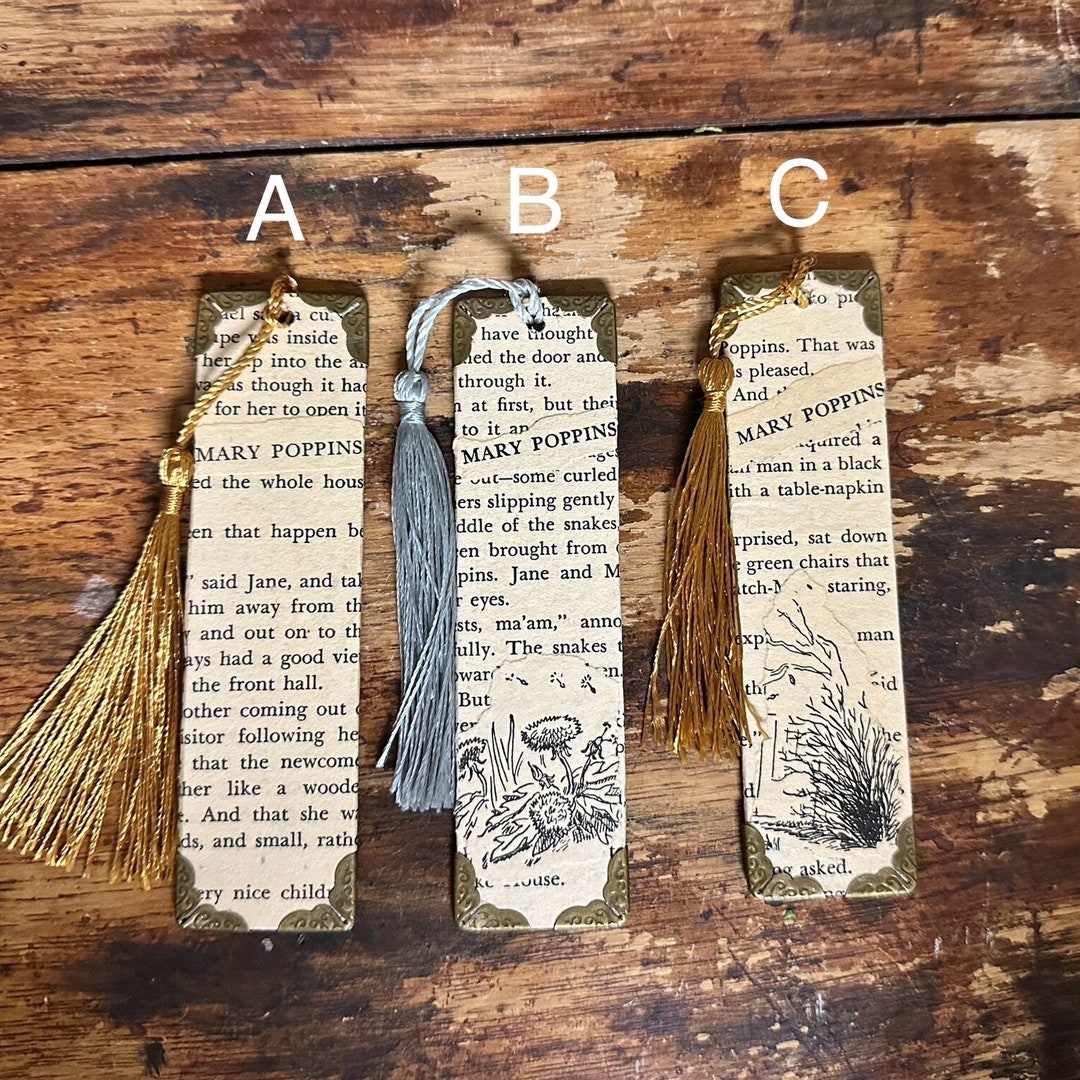 Vintage Book Page Bookmarks - Children’s Books - Etsy