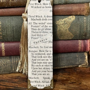 Vintage Book Page Bookmarks - Etsy