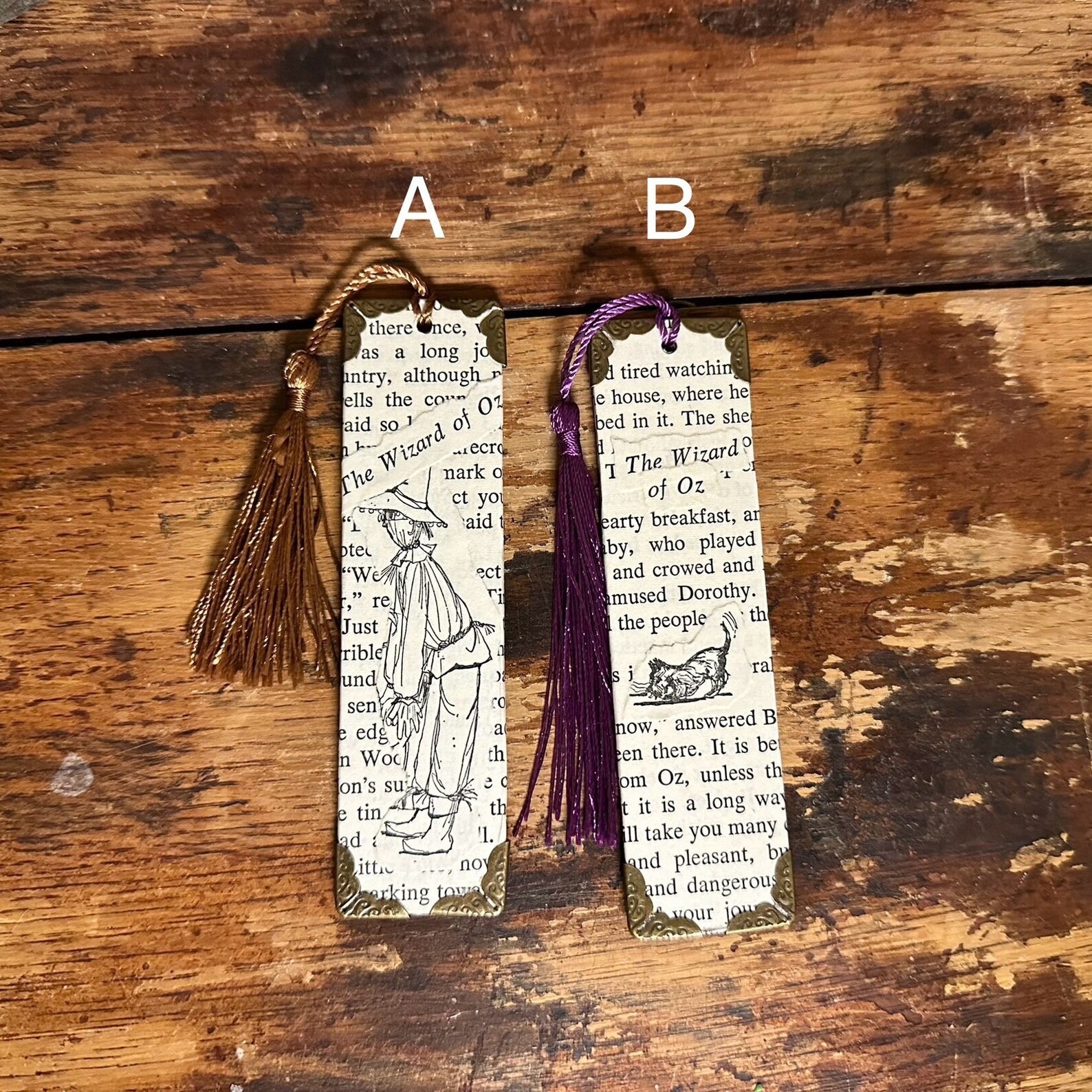 Vintage Book Page Bookmarks - Children’s Books - Etsy