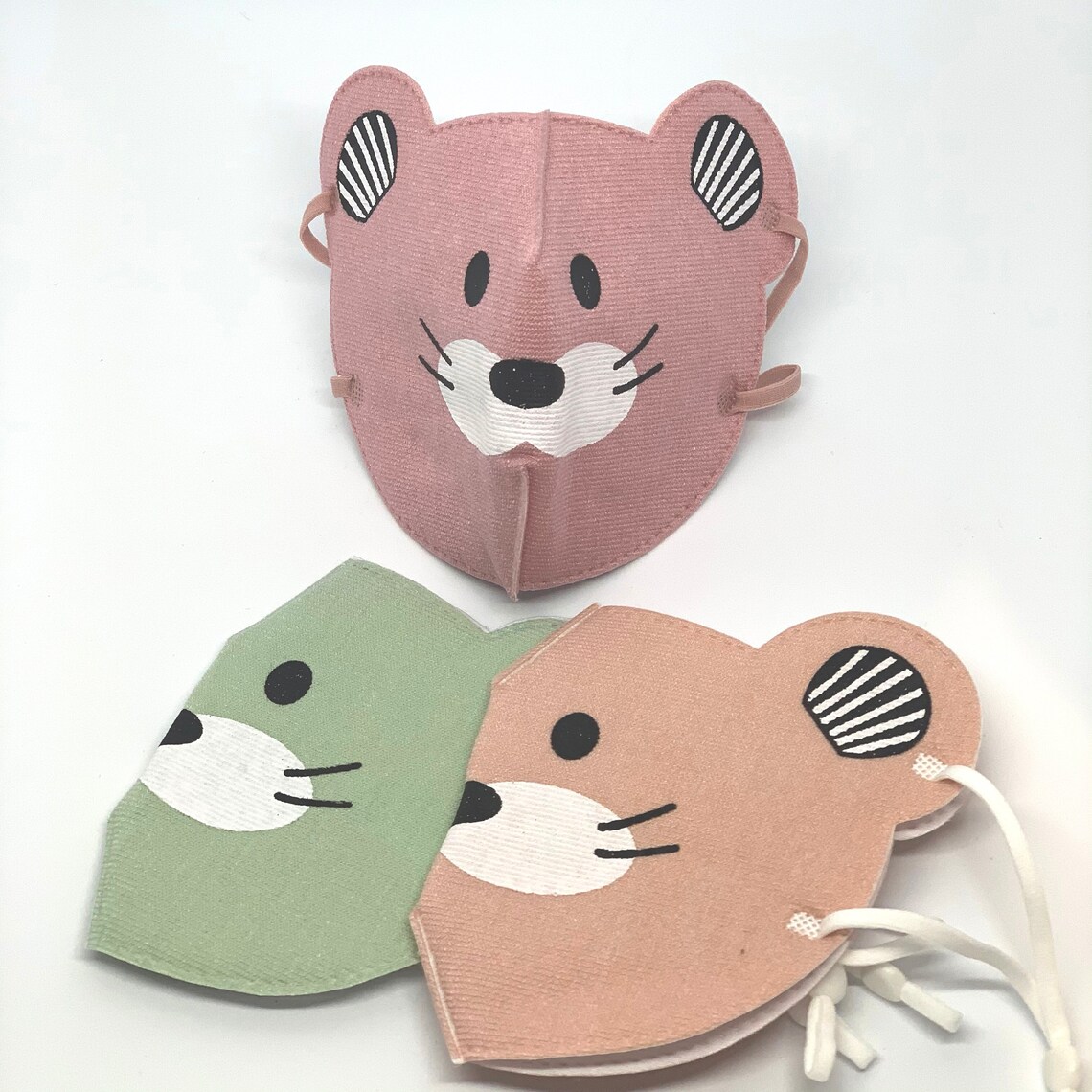 Mouse Face Mask / Kids Mouse Face Mask / Face Mask / Mouse / | Etsy