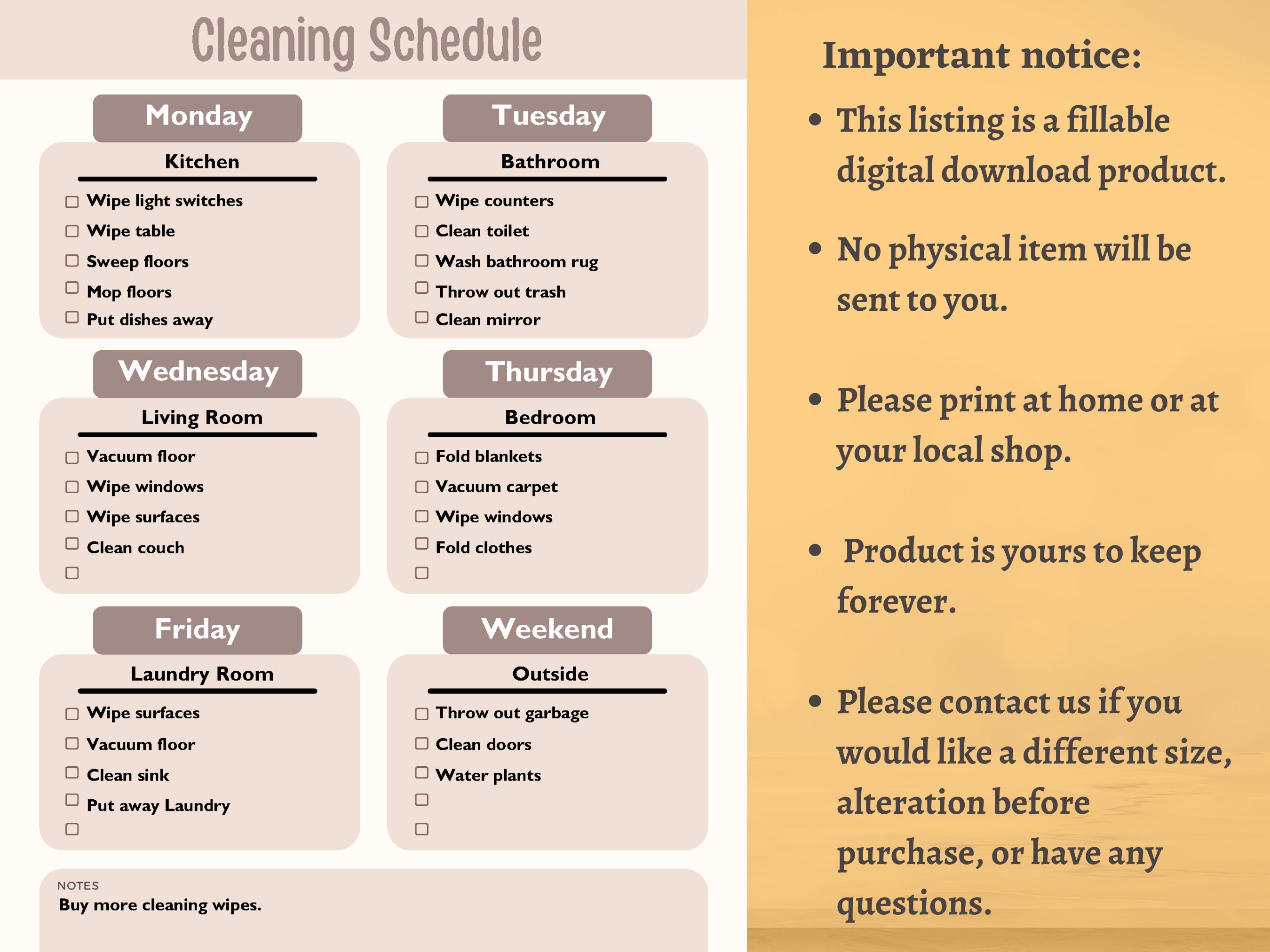 Organize & Refresh: Professional Digital Cleaning Schedule for a ...