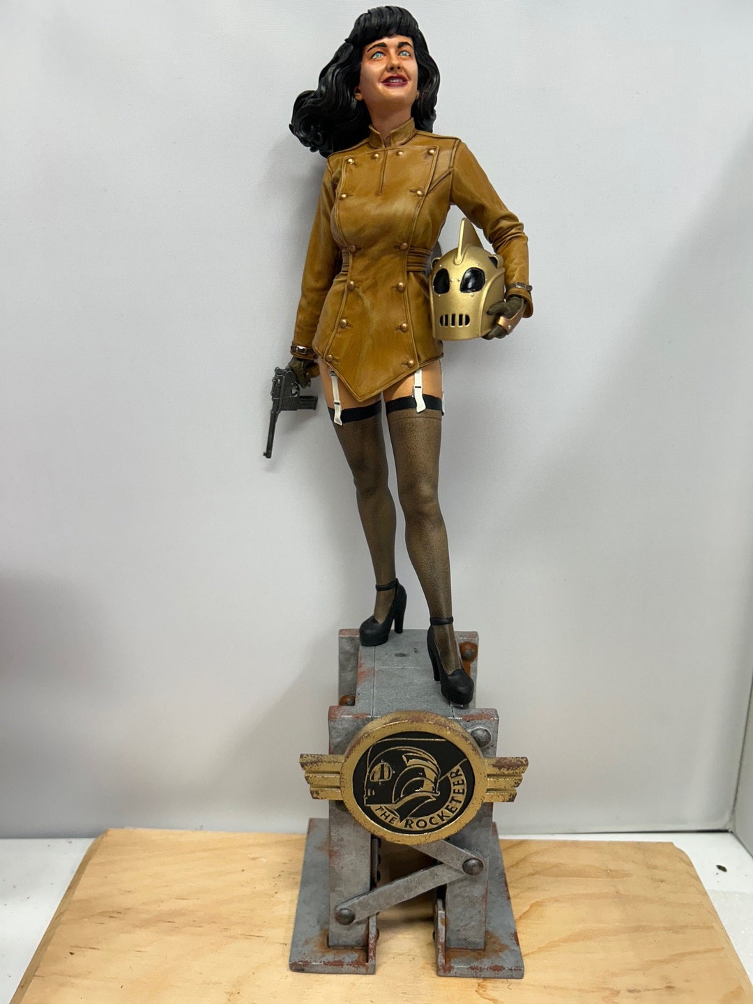 Female Rocketeer Figurine Full Assembled and Painted 1/8th Scale this ...