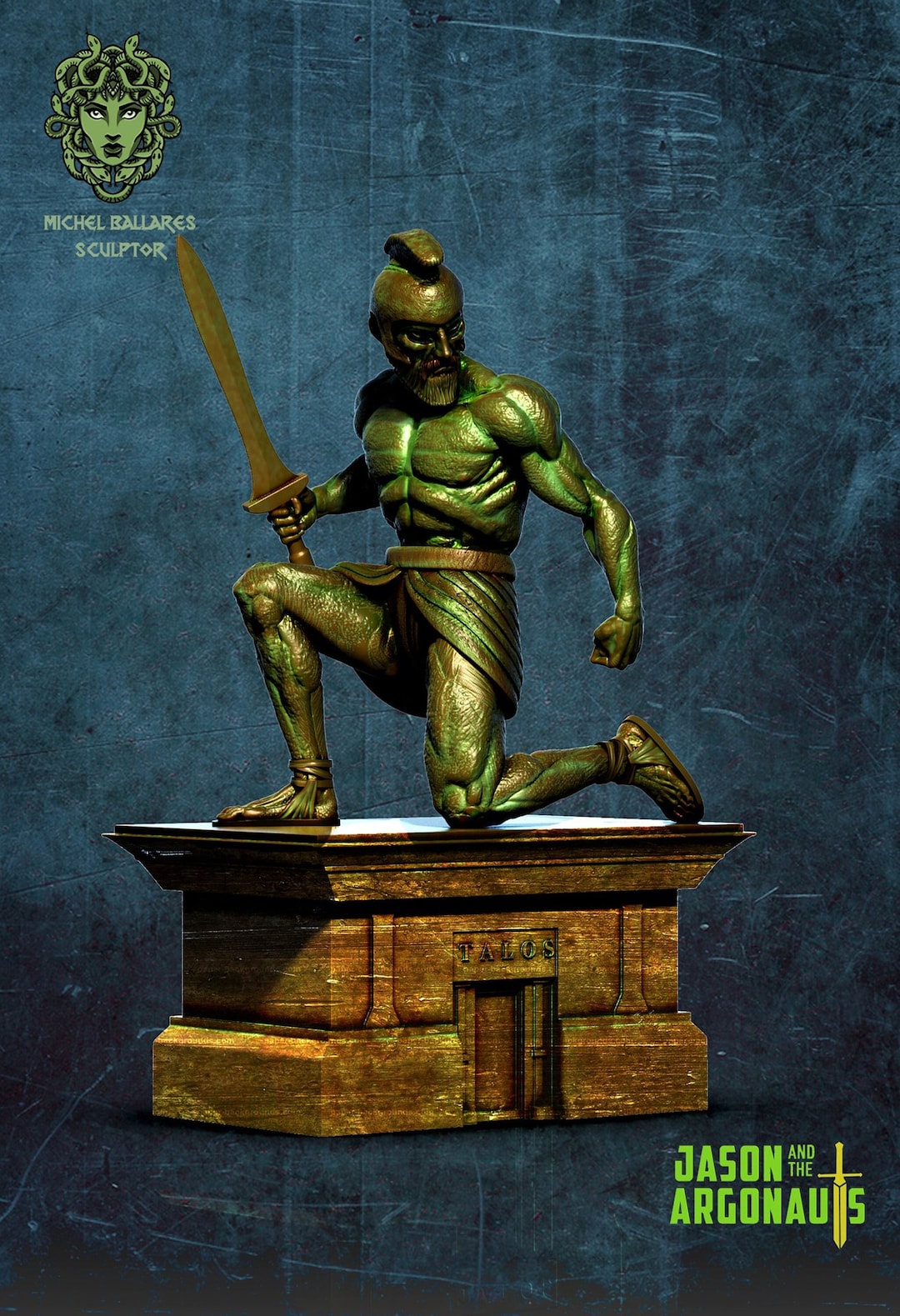 1/8th Scale "talos" From "jason and the Argonauts" Resin Model Kit - Etsy