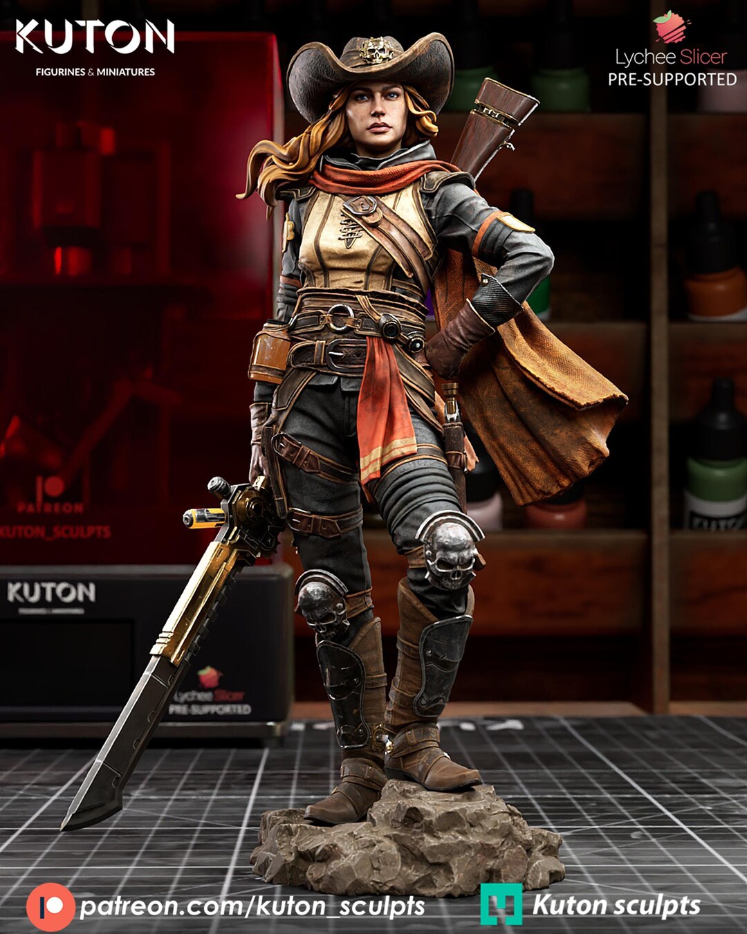 1/8th Scale Crankshot Steampunk Resin Model Kit. - Etsy