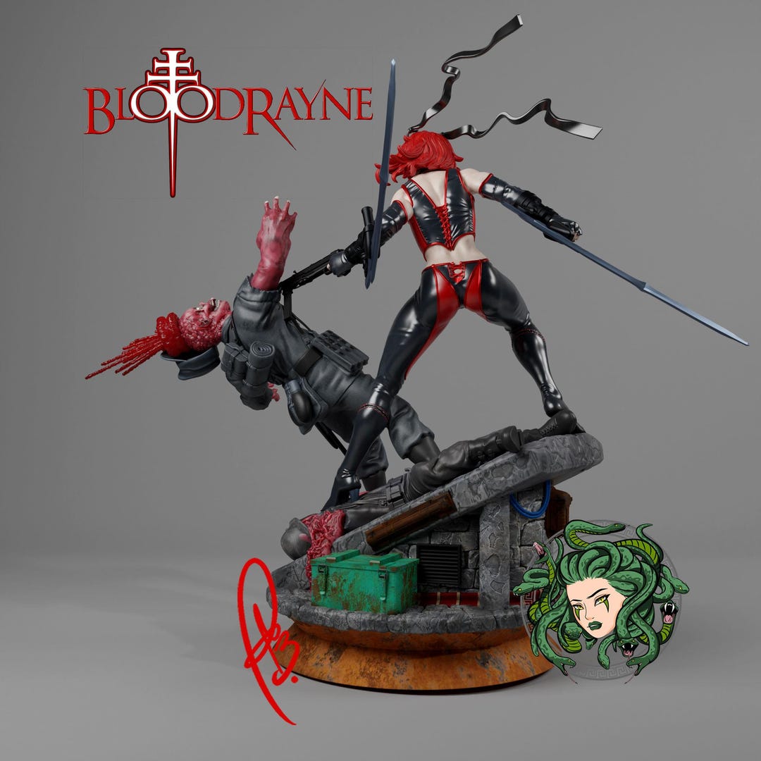 1/8th Scale FOUR Bloodrayne Bundle Kits! Resin Model Kits. - Etsy