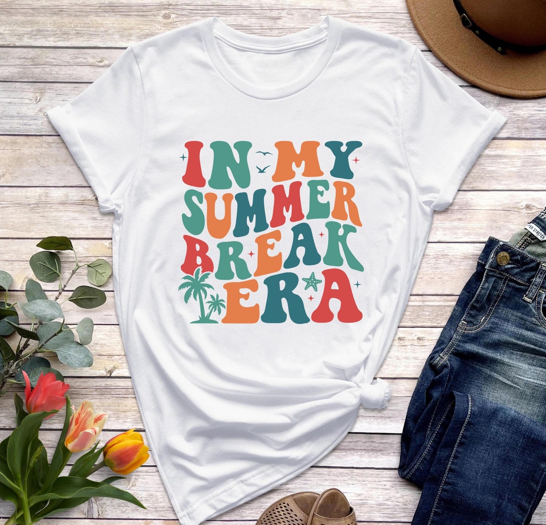 In My Summer Break Era Shirt, School Holiday Shirt, Summer Break Tee ...