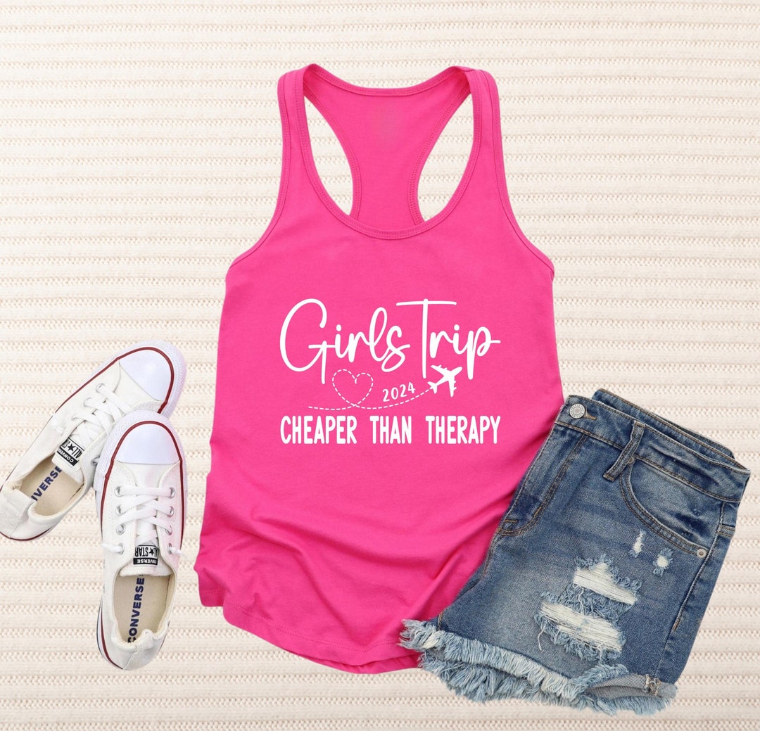 Girls Trip Tank Top, Fun Vacation Shirt for Beach and Summer, Perfect ...