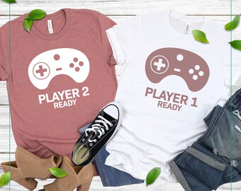 You're My Player 1 Player 2 Shirts Couple Shirt Gamer - Etsy
