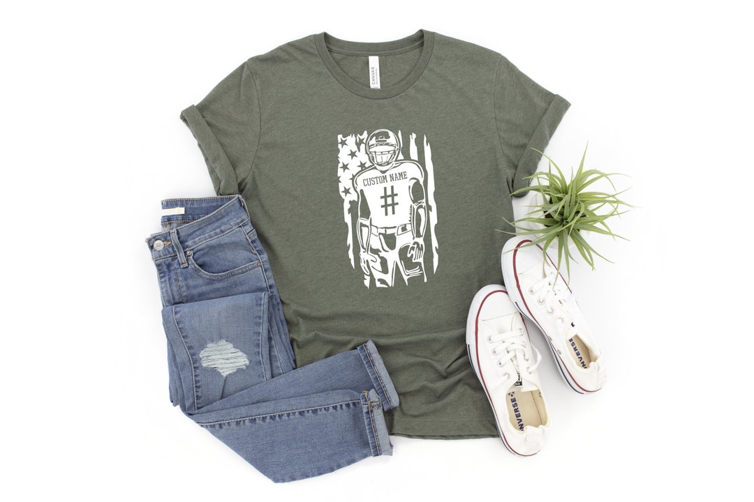 American Football Shirt Football Fan Shirt Game Day Vibes - Etsy