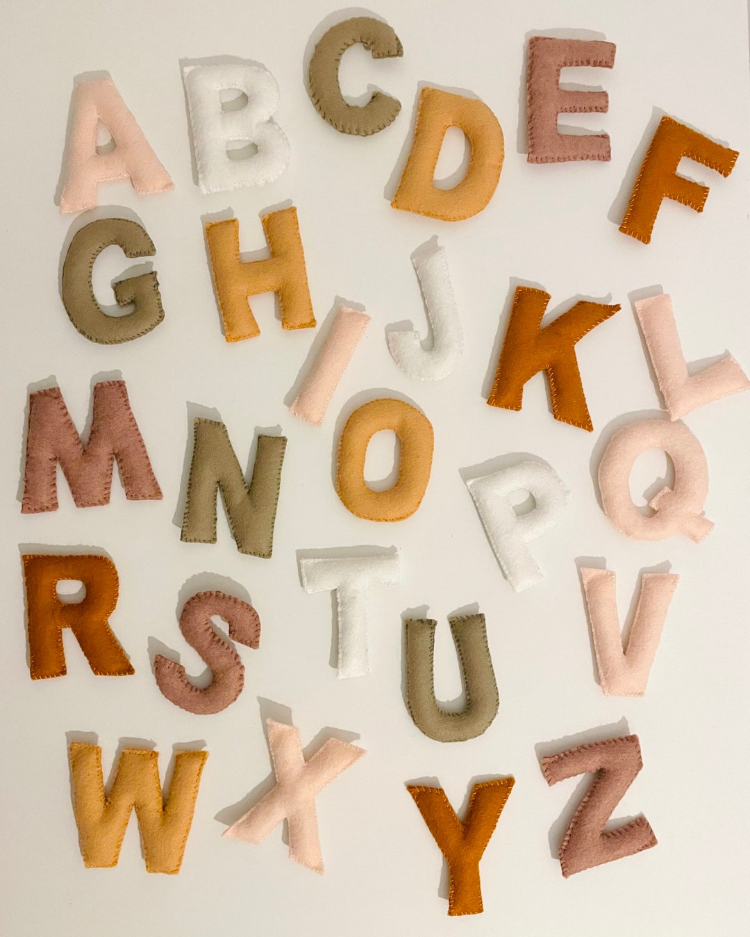 Gen Alphabet Wool Felt Alphabet - Etsy