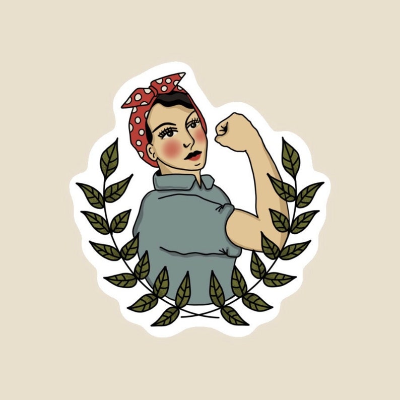 Rosie the Riveter Sticker - Etsy