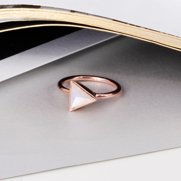 Triangle Ring - Etsy UK