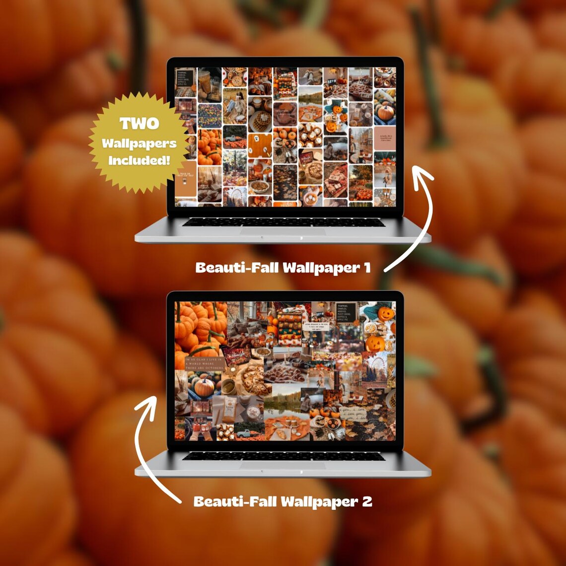 MacBook + Imac Desktop Wallpaper | Autumn Lovers, Fall, Pumpkin Spice ...