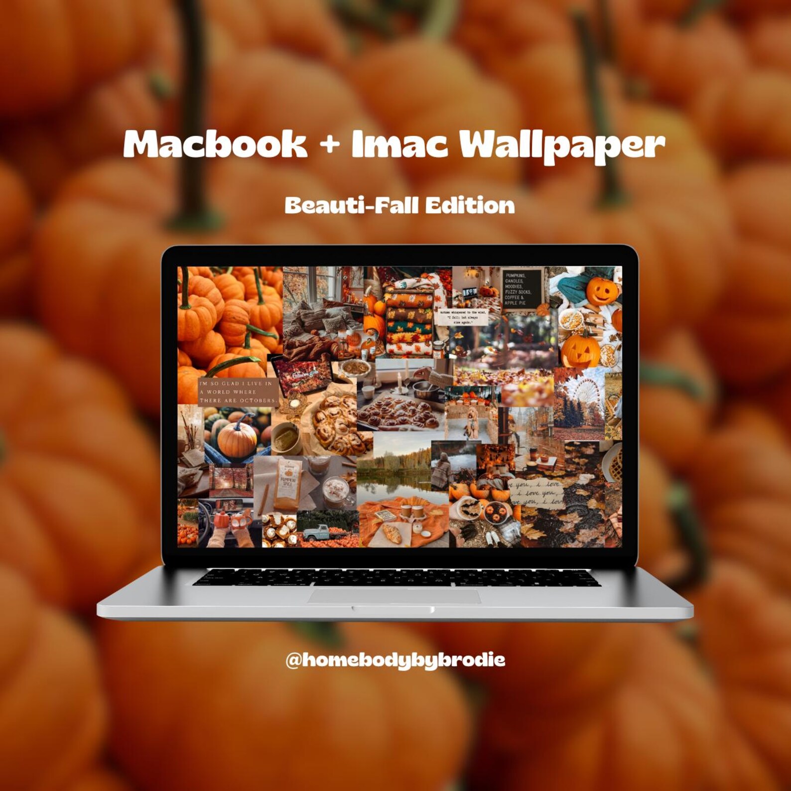 MacBook + Imac Desktop Wallpaper | Autumn Lovers, Fall, Pumpkin Spice ...