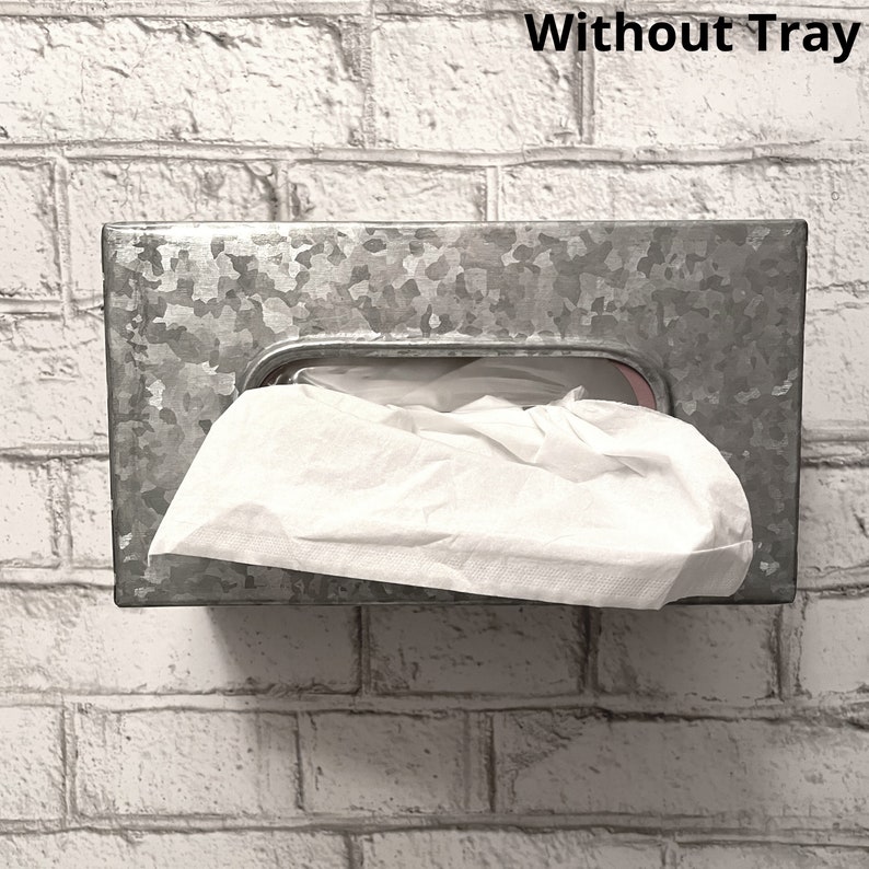 Wall Mount Tissue Box Holder Farmhouse Tissue Box Cover - Etsy