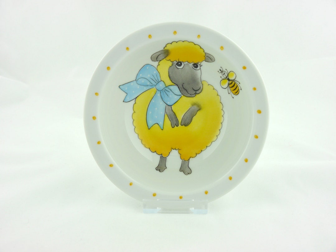 Cereal Bowl Sheep, Porcelain Bowl, Tableware for Littles, Christmas ...