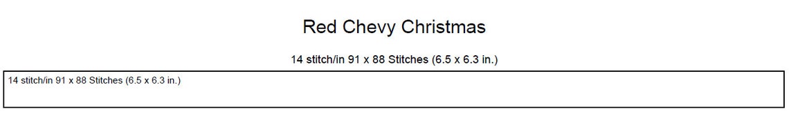 Christmas Tree in Vintage Chevrolet Truck Cross Stitch Pattern - Etsy