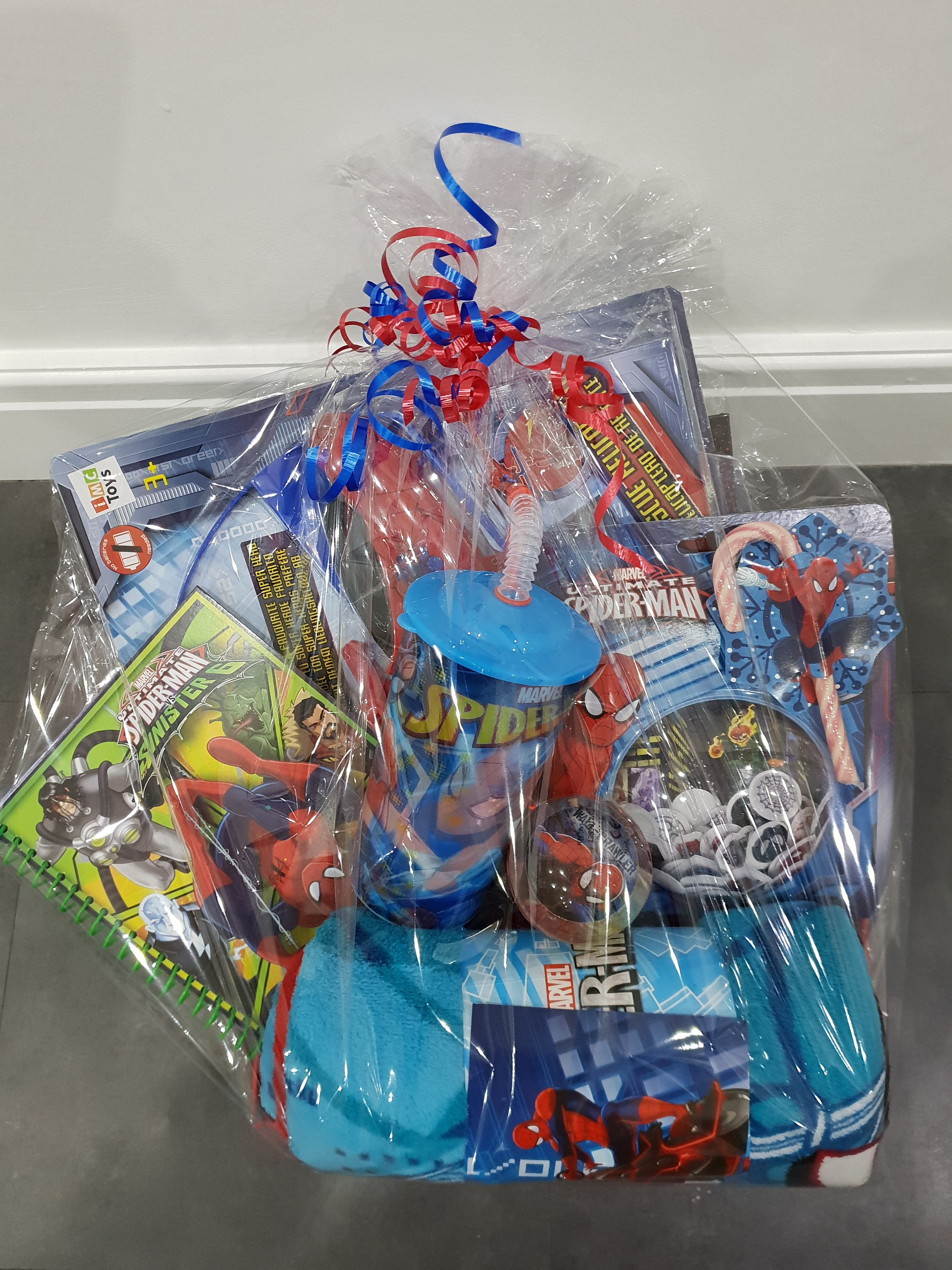 Spiderman/Marvel Avengers Hamper birthday gift boys present | Etsy