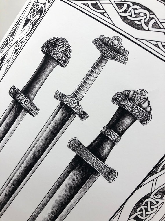 Viking Sword Drawing
