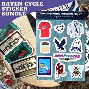 The Raven Cycle Stickers Raven Boys Inspired Sticker Bundle - Etsy