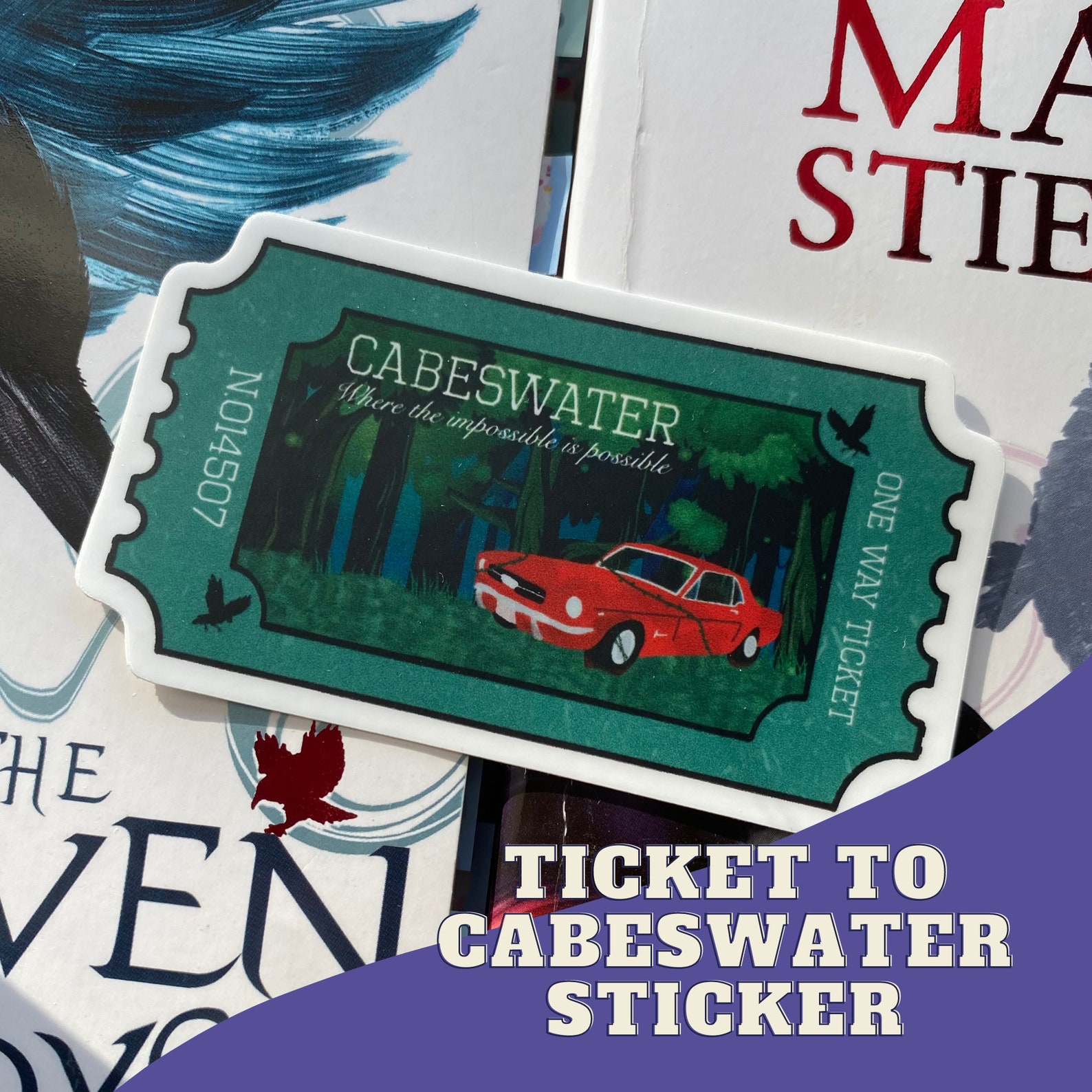 The Raven Cycle Stickers Raven Boys Inspired Sticker Bundle - Etsy