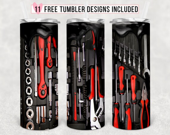 20oz Skinny Tumbler Mechanic Tools Sublimation Designs Oil - Etsy