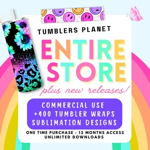 Entire Store Access Tumbler Sublimation Design Bundle Tumbler Wrap ...