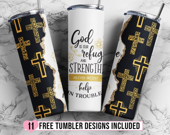 Faith Bible Verse Tumbler Christian Tumbler PNG Bible Verse - Etsy
