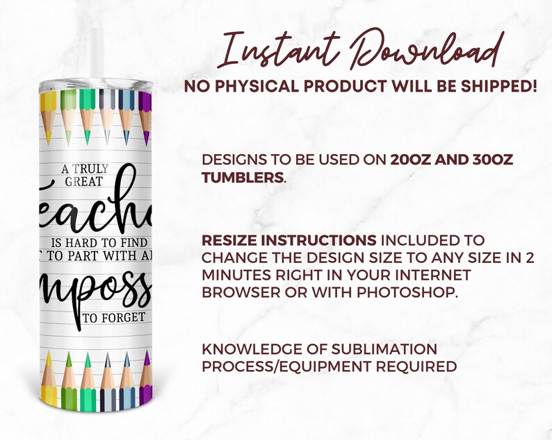 20 Oz Skinny Tumbler Rainbow Pencils Teacher Tumbler Crayons - Etsy