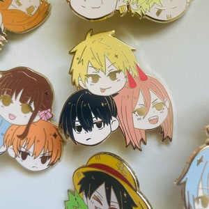 Anime Trio Pins - Etsy