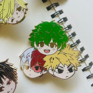 Anime Trio Pins - Etsy